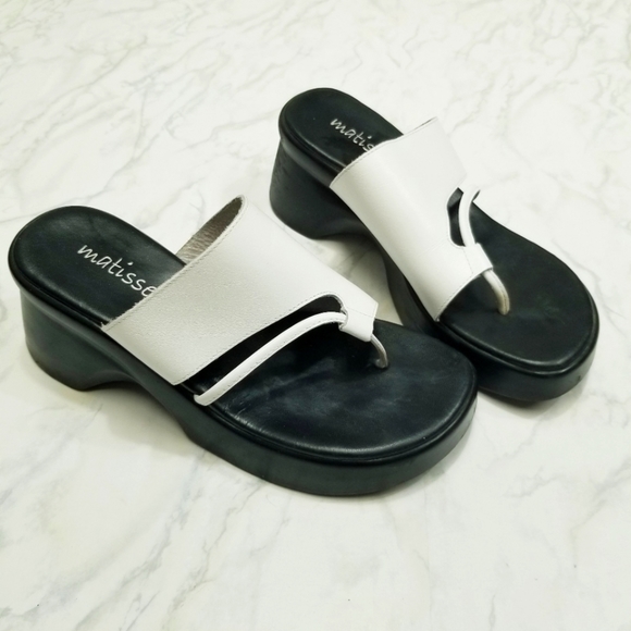 Matisse | Shoes | Matisse Sandals Super Chunky Flare Platform Wedge ...